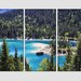 Alpine Lake Canvas Art Alps Canvas Print Alpine Forest Print - Etsy