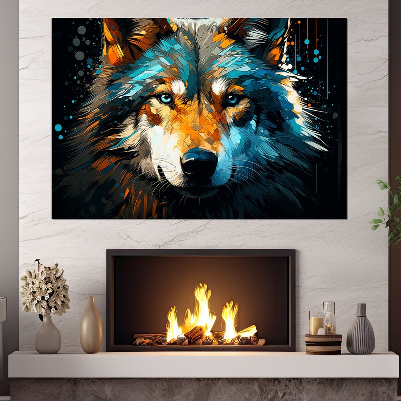Wolf Portrait - Etsy
