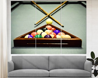 Large Billiards Wall Art - Etsy