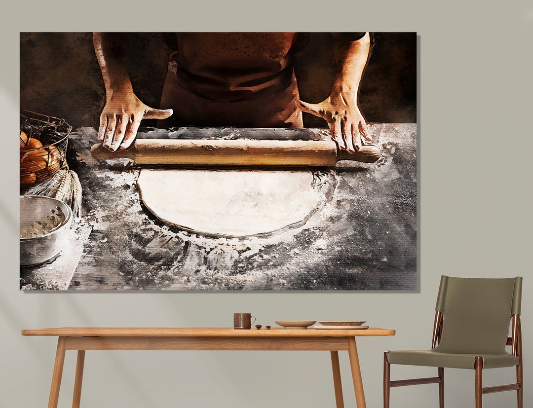 Cooking Wall Art, Chef Gift, Pizza Canvas Art, Pizzeria Wall Decor ...