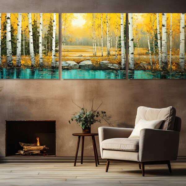 Birch Forest - Etsy