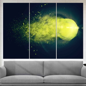 Abstract Tennis Canvas Print Tennis Wall Art Tennis Player - Etsy