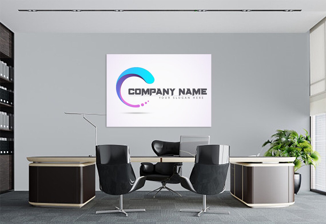 Your Company Logo Canvas Print Custom Business Sign on - Etsy