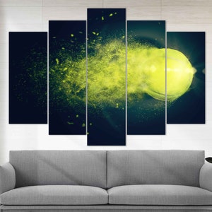 Abstract Tennis Canvas Print Tennis Wall Art Tennis Player - Etsy