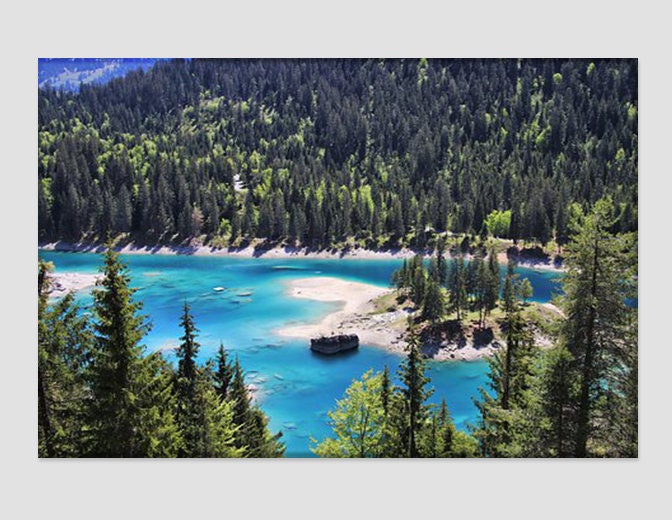 Alpine Lake Canvas Art Alps Canvas Print Alpine Forest Print - Etsy