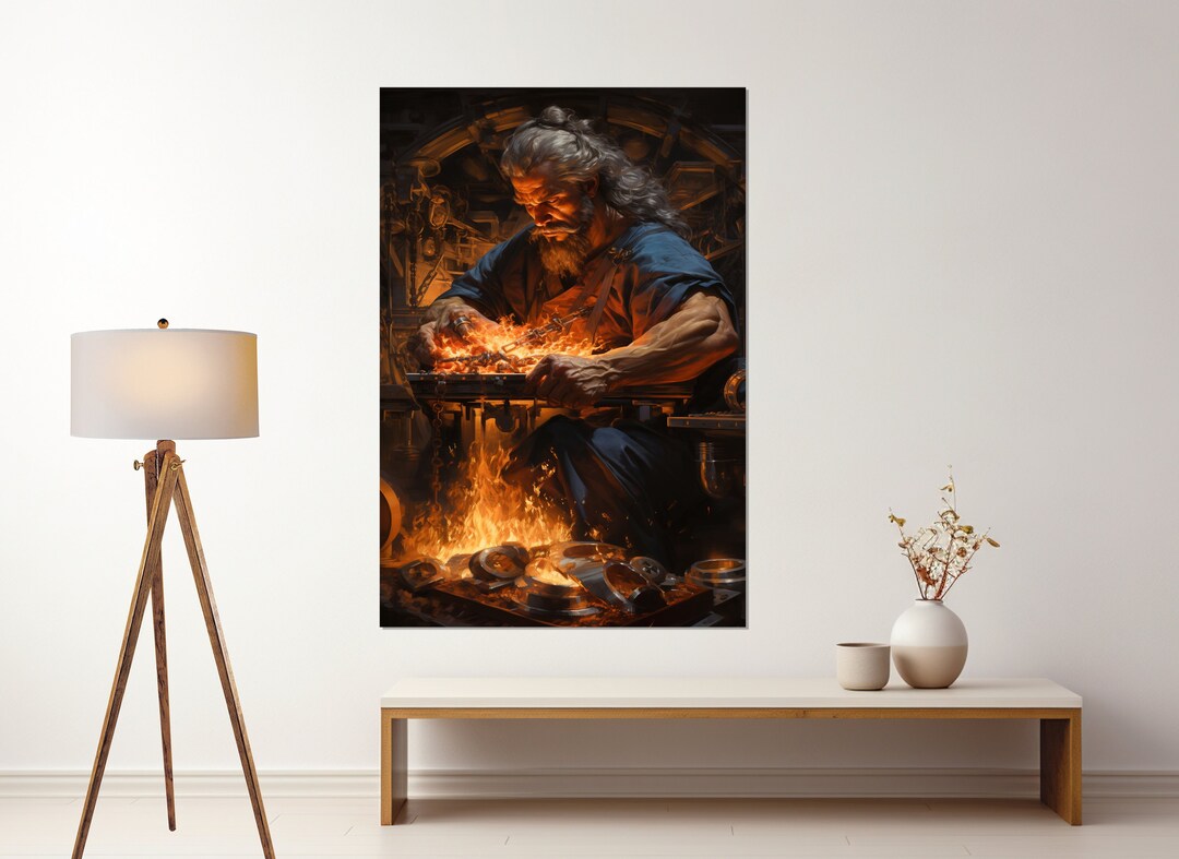 Hephaestus God of Blacksmiths, Carpenters, Fire, Metallurgy and ...