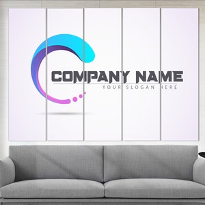 Your Company Logo Canvas Print, Custom Business Sign on Canvas ...