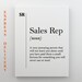 Sales Rep Definition Canvas Print, Sales Representative Poster, Funny ...