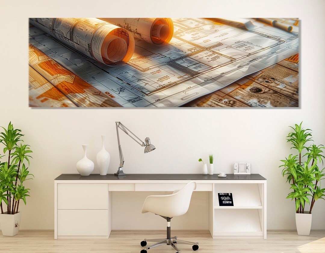 Architect Wall Art, Engineering Wall Art, Architect Canvas Print ...