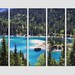 Alpine Lake Canvas Art Alps Canvas Print Alpine Forest Print - Etsy