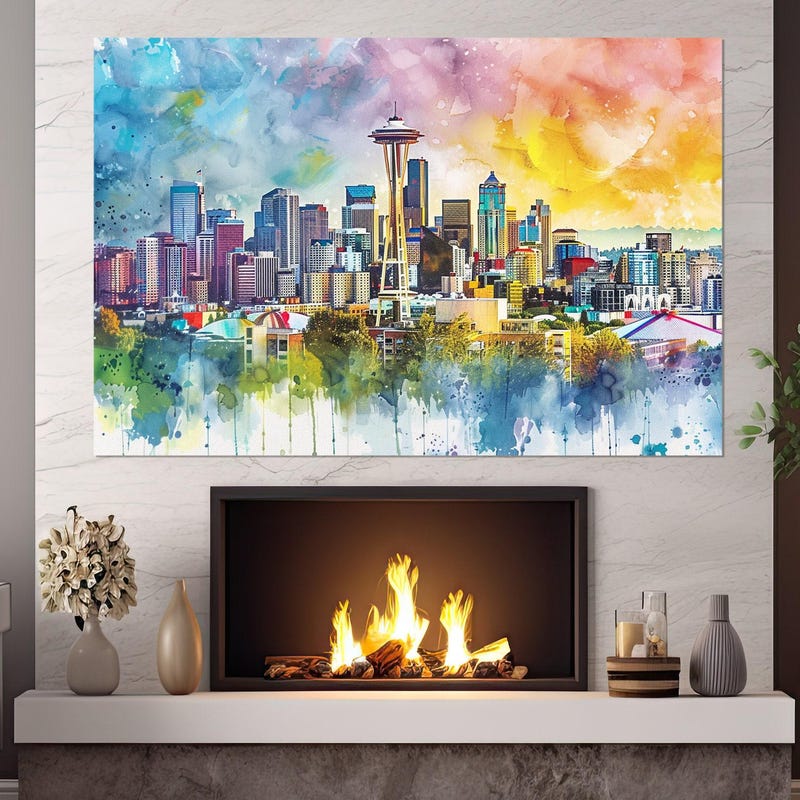 Seattle Wall Art - Etsy