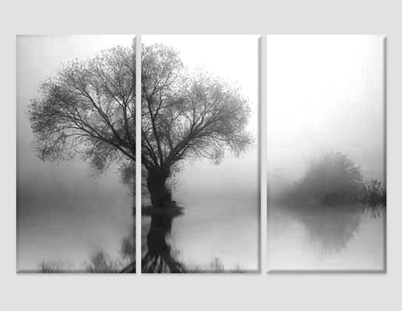 Abstract Tree in the Water Canvas Print - Etsy