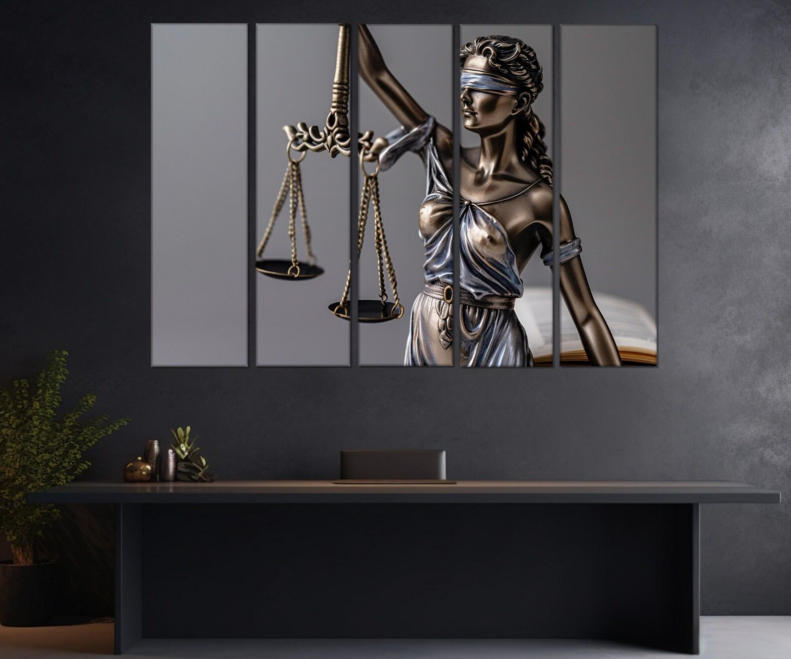 Femida Canvas Print, Gift for Lawyer, Attorney Gift, Lady Justice Wall ...