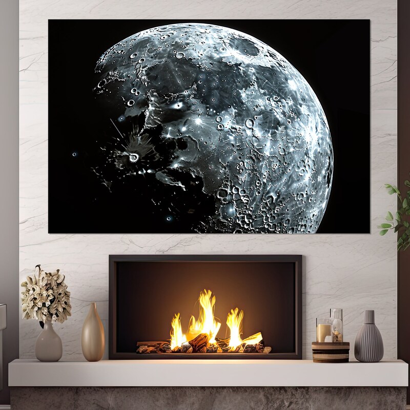 Moon Print - Etsy