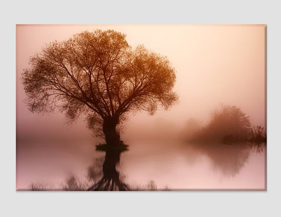 Abstract Tree in the Water Canvas Print - Etsy