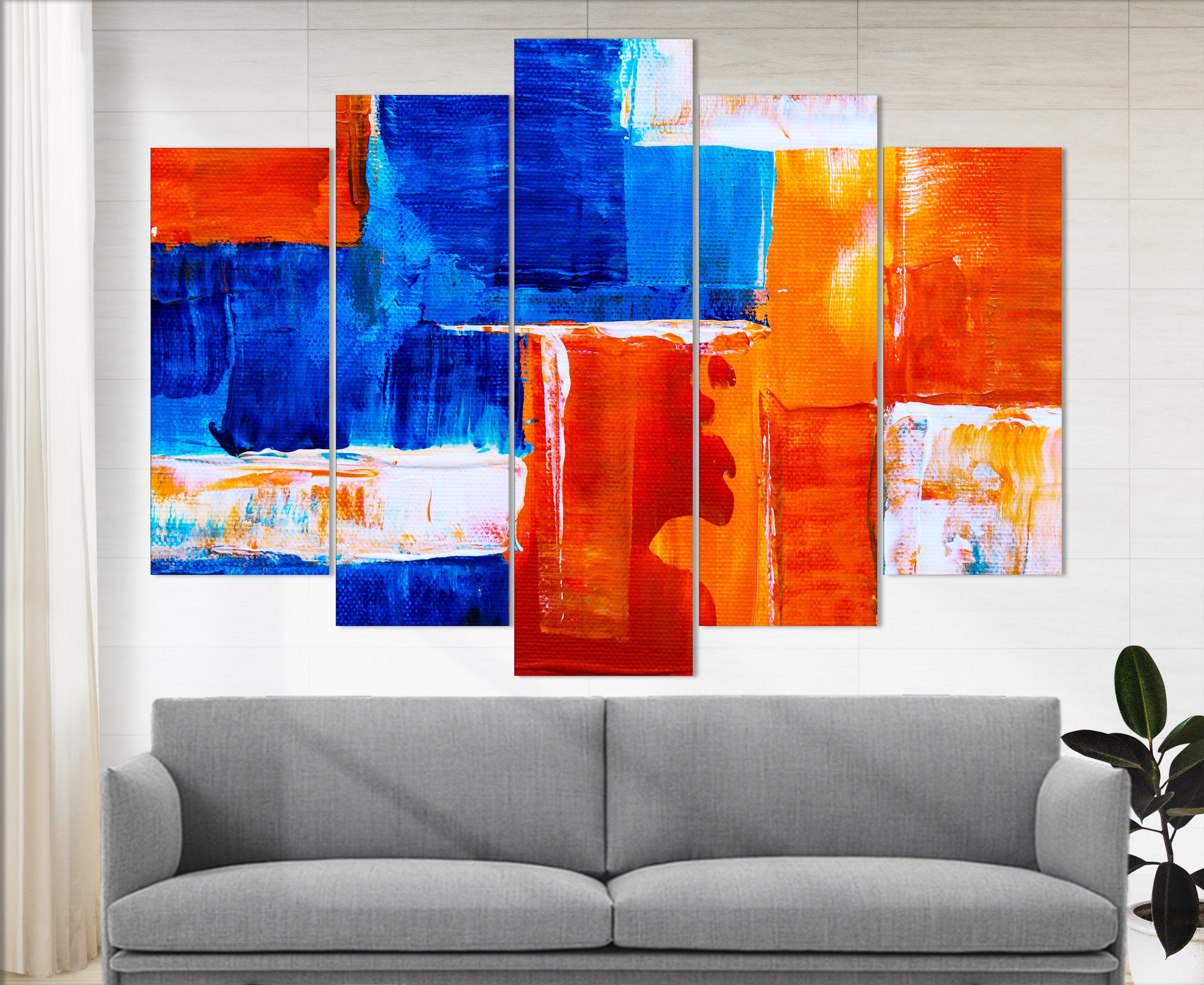 Abstract Canvas Print Abstract Paintings Abstract Home - Etsy