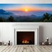 Scenic Sunset Over Sea Canvas Print, Stunning Sunset Painting, Nature ...