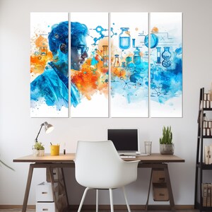 Healthcare Industry Wall Art, Hospital Wall Decor, Medical Canvas Print ...