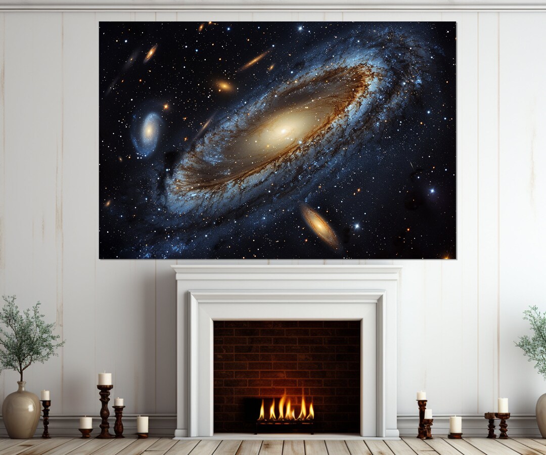 Abstract Space Wall Art, Universe Canvas Print, Universe Wall Art ...