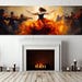 Beautiful Latina Dancer Canvas Print, Flamenco Dance Painting, Large ...