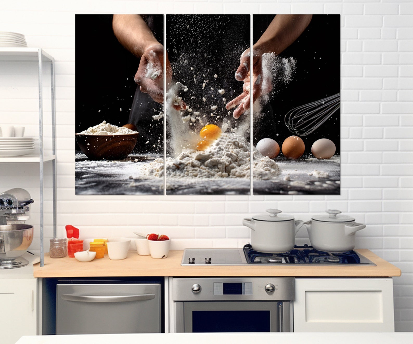 Pizza Wall Art, Chef Gift, Pizza Canvas Print, Pizzeria Wall Decor ...