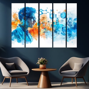 Healthcare Industry Wall Art, Hospital Wall Decor, Medical Canvas Print ...