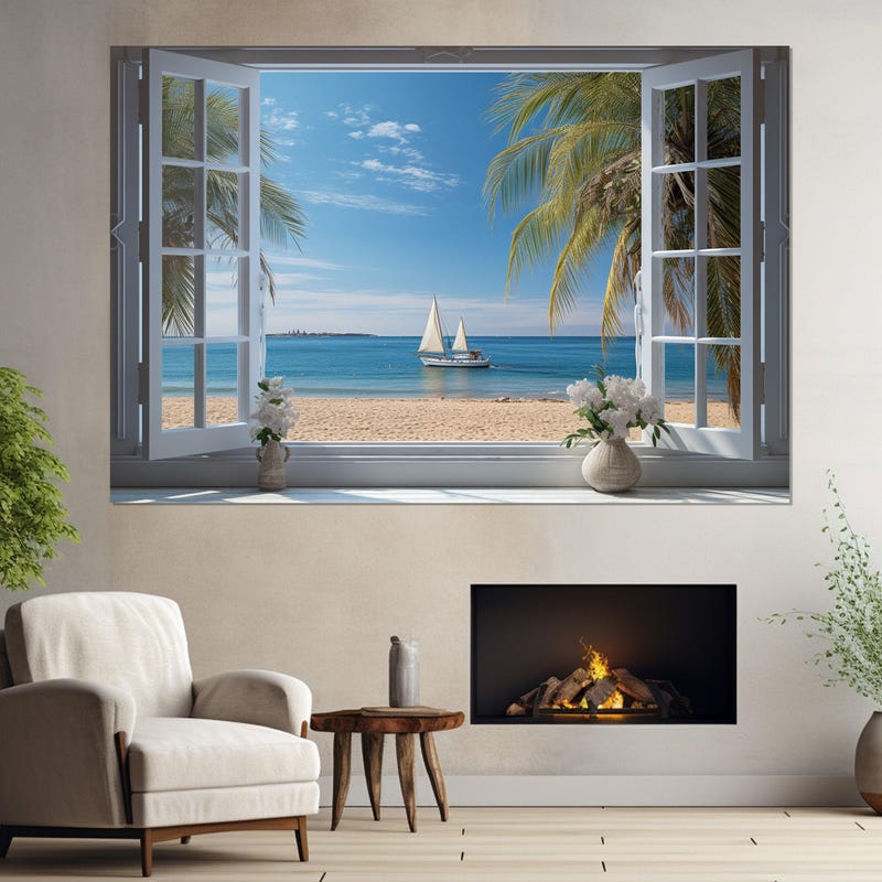 Fake Window Art - Etsy