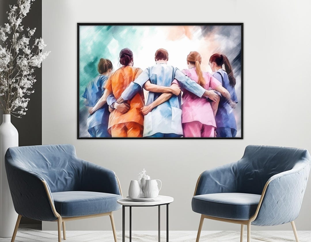 Doctors Wall Art, Hospital Wall Decor, Doctor Gift, Hope Wall Art ...