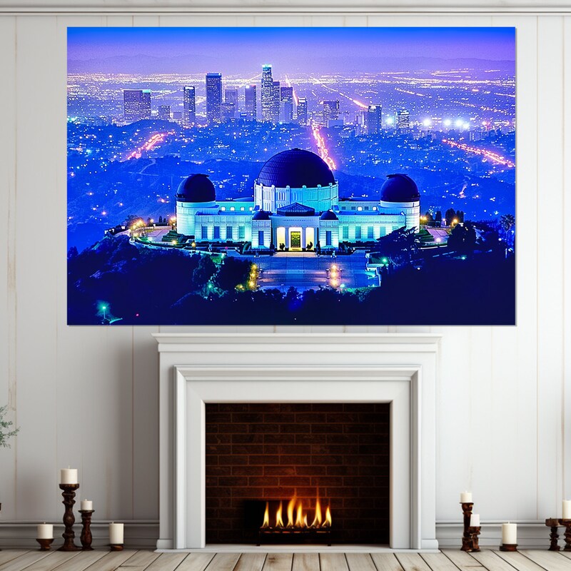Griffith Observatory Poster - Etsy
