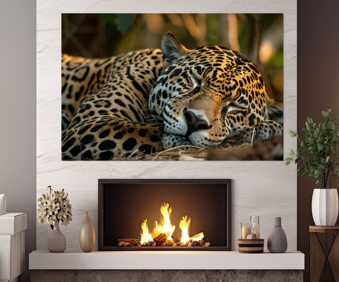 Jaguar Canvas Print, Jaguar Portrait Canvas Art, Jaguar Wall Art ...