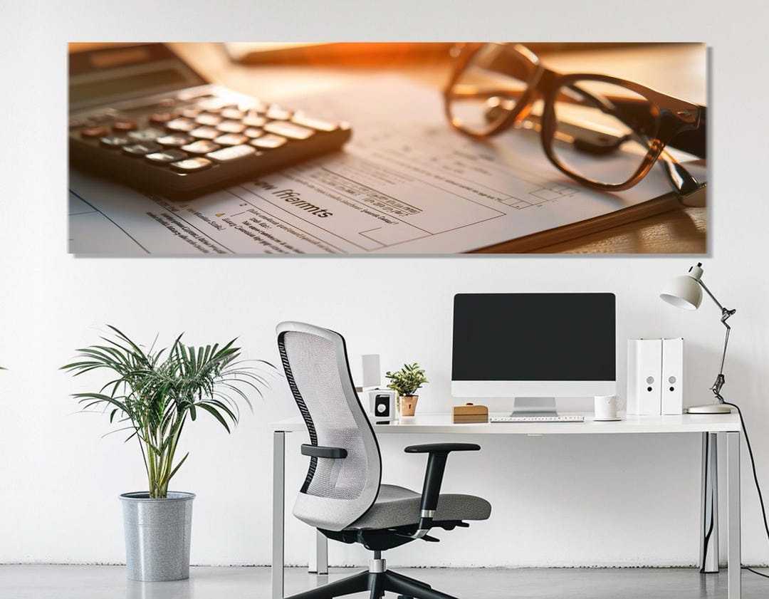 Large Accounting Wall Art, Accountant Office Wall Decor, Accountant ...