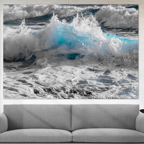 Ocean Canvas Underwater Decor Water Wall Art Undersea World - Etsy
