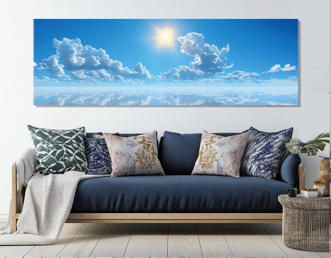 Clouds Over Uyuni Salt Flats in Bolivia Canvas Print, Bolivia Wall Art ...