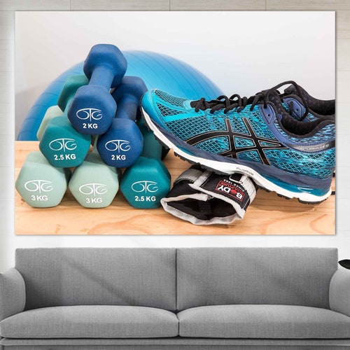 Fitness Wall Art Workout Wall Art Fitness Canvas Print Gym - Etsy
