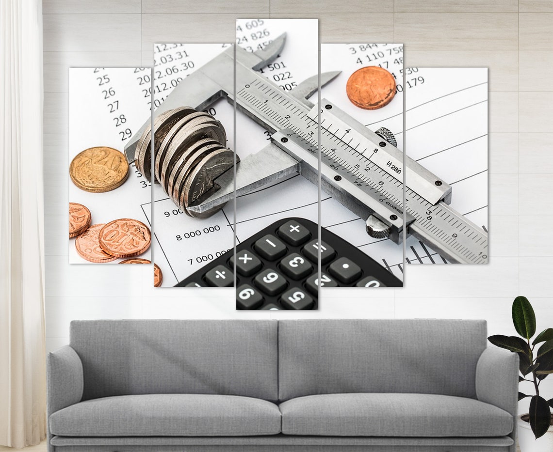 Accounting Canvas Print Accountant Gift Office Wall Decor | Etsy