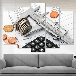 Accounting Canvas Print, Accountant Gift, Office Wall Decor, Accountant ...