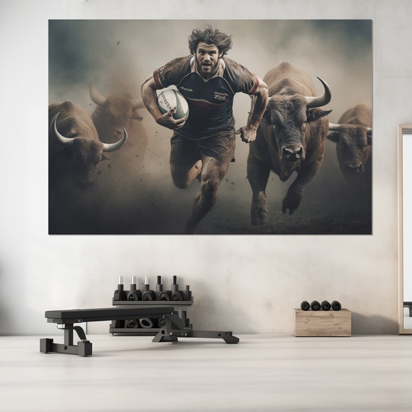 Rugby Art - Etsy