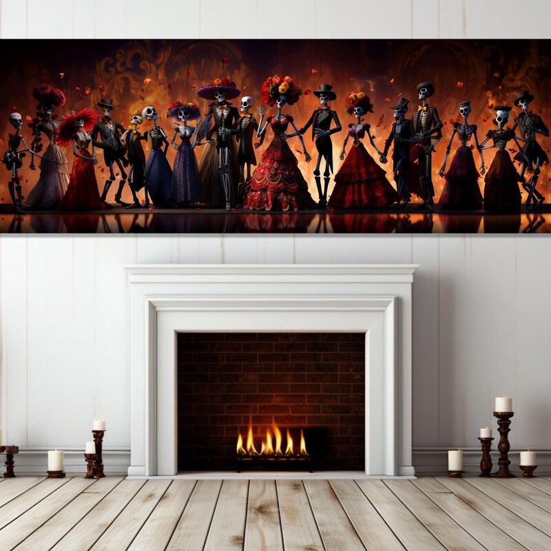 Day of the Dead Wall - Etsy