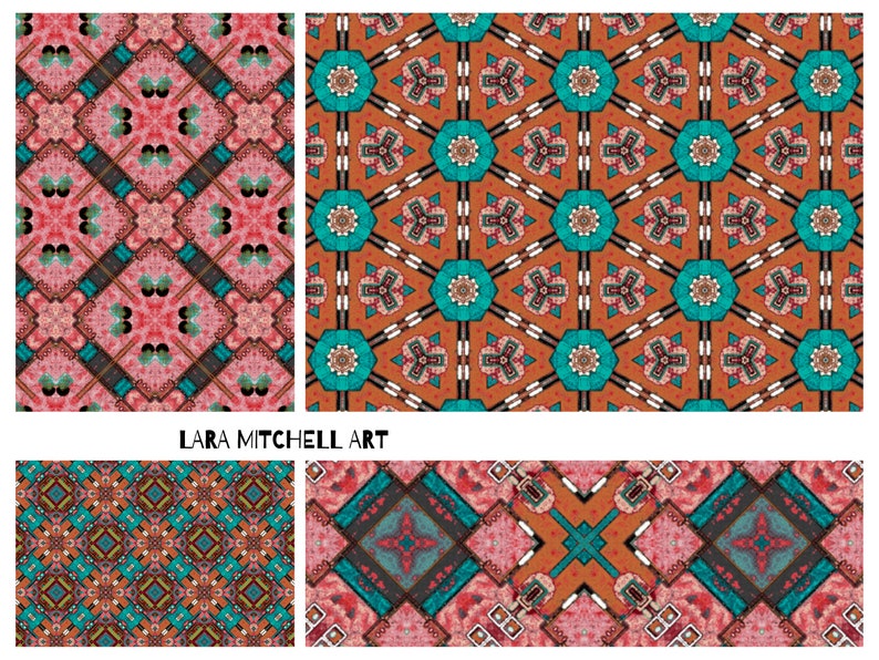16 decorative paper journal, collage pretty paper patterns digital ...