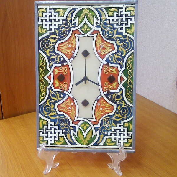Stained Glass Clock Patterns - Etsy