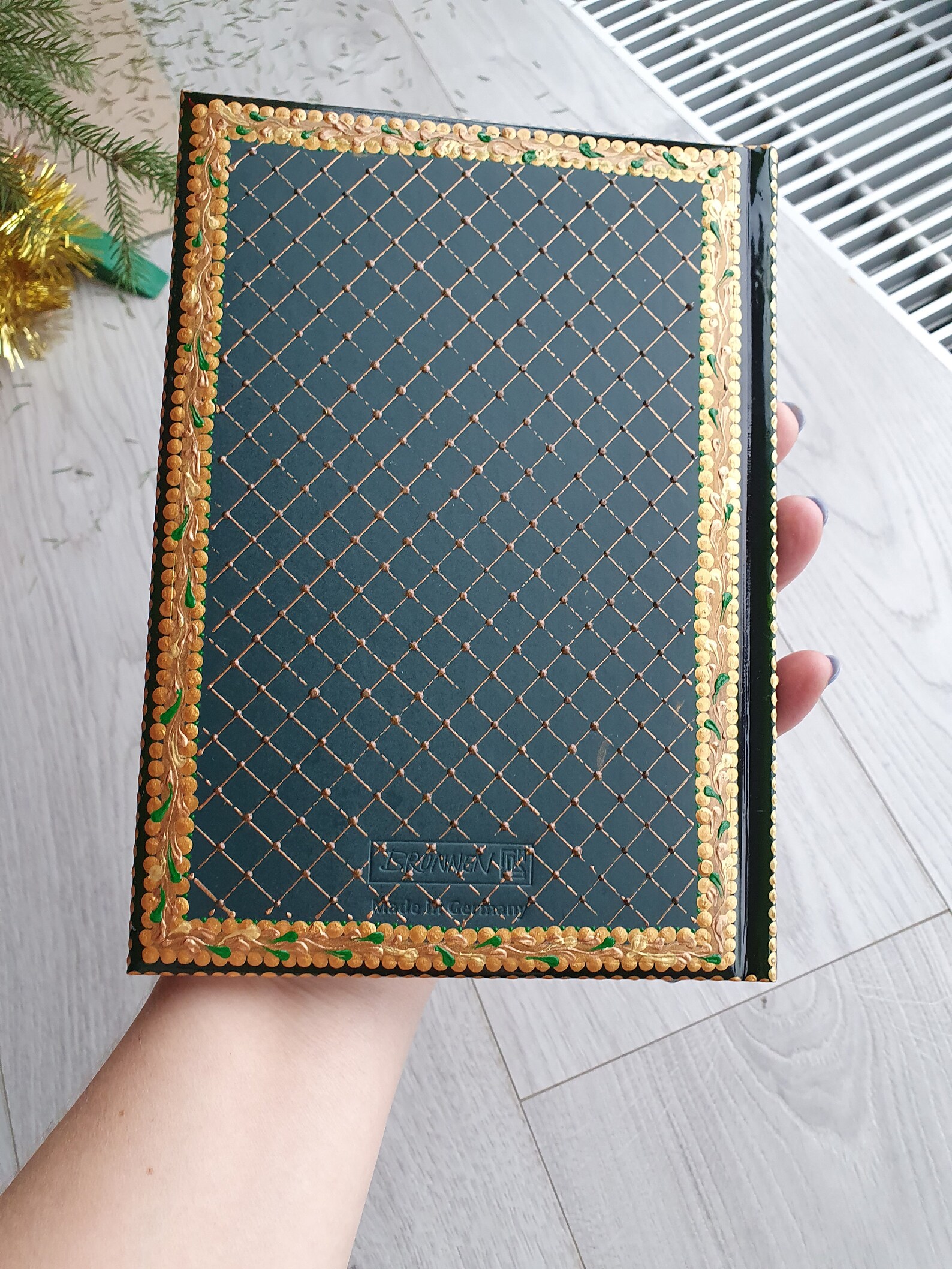 Handpainted Mandala Notebook ONE Flower of Life Hardcover - Etsy