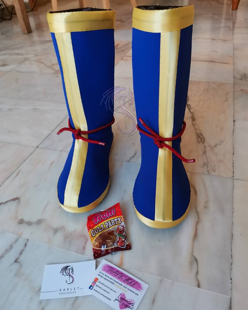 Dragon Ball Z Goku Boots for Cosplay | Etsy