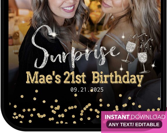 Snapchat Filter 30th Birthday 40thinstant DOWNLOAD - Etsy