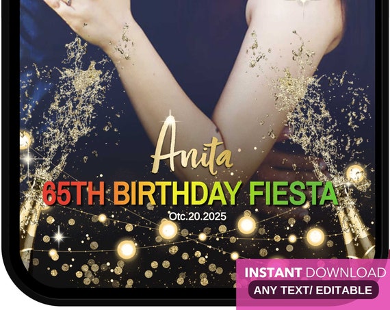 Snapchat Filter Birthday-instant DOWNLOAD Editable-filter - Etsy