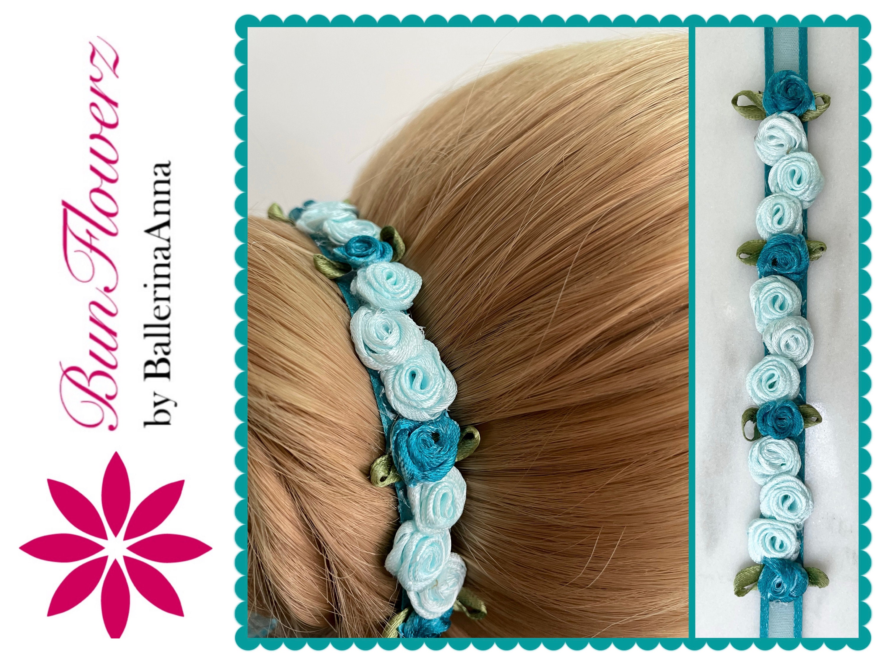 Assorted Color Petite Rose Bunwreaths flower Crown Rosette - Etsy