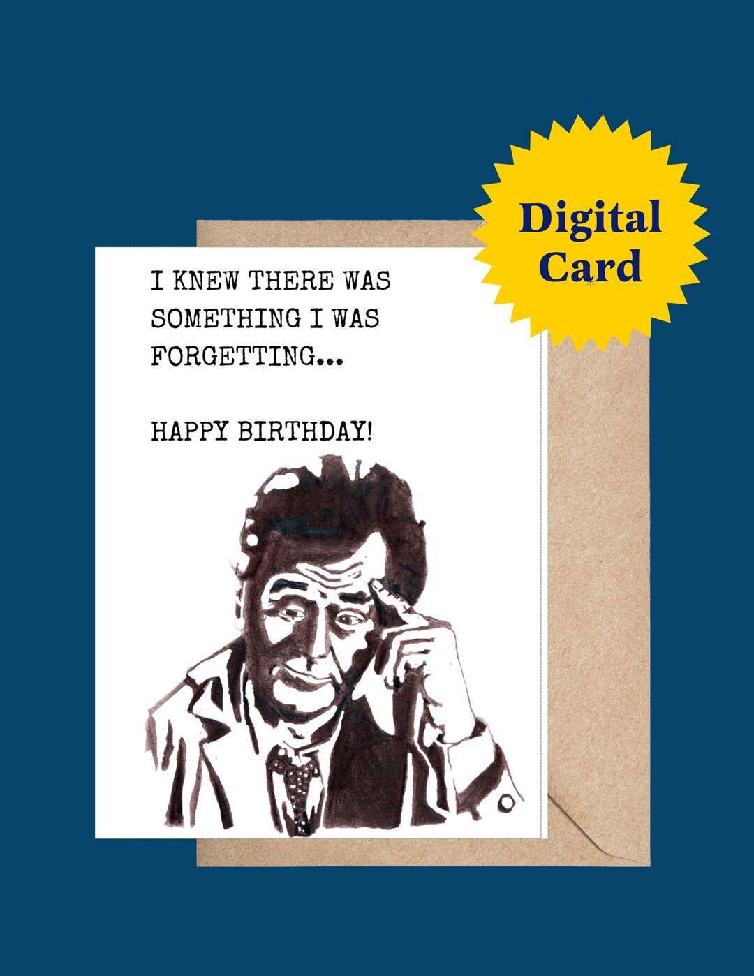 Printable 'I Knew There Was Something I Was Forgetting… Happy Birthday ...