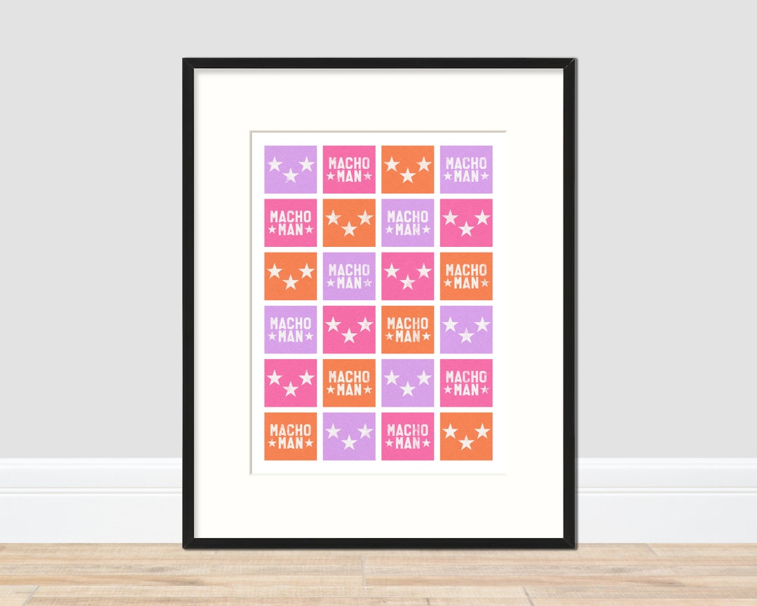 Macho Man Randy Savage A3 Print - Etsy