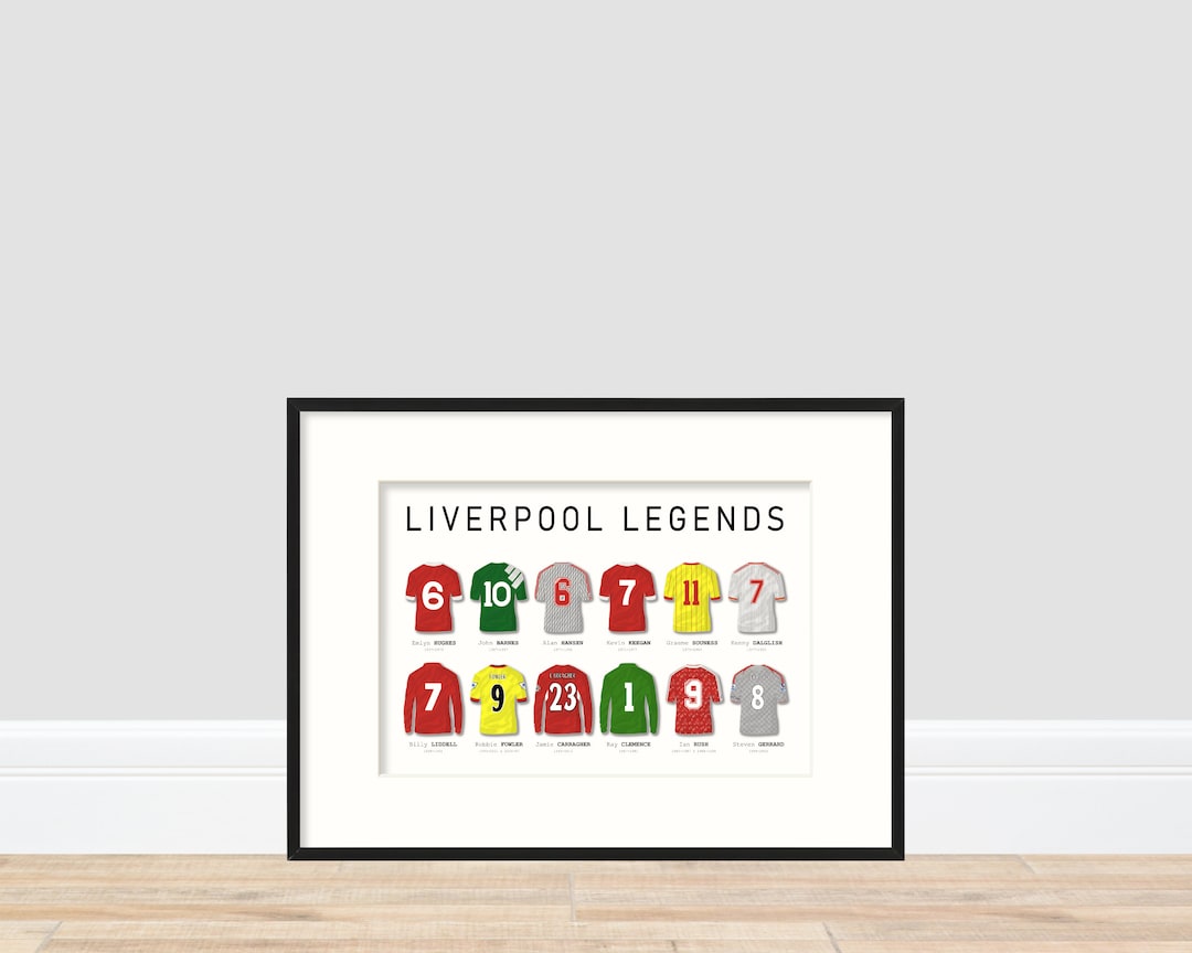 Liverpool - Legends of Anfield A4 Print - Etsy