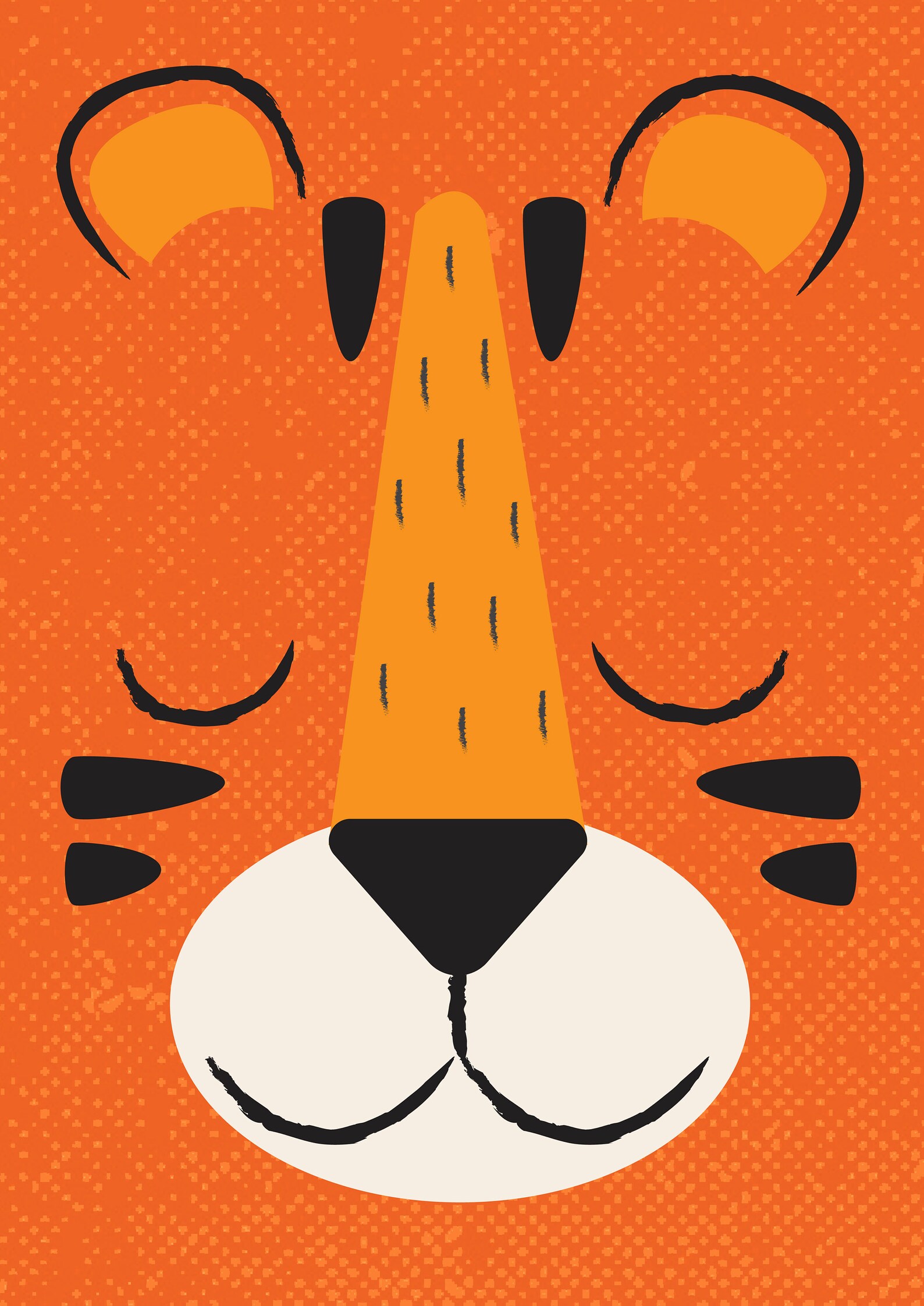 Tiger Face Print Nursery Wall Art, New Baby Gift, Nursery Wall Print ...