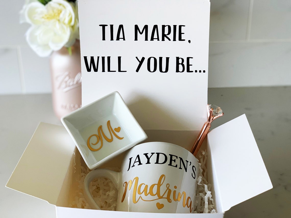 Madrina Proposal Gift Godmother Box Godmother Gift Box - Etsy